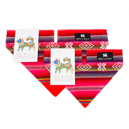 Hiro + Wolf | Inca Orange Hondenbandana | Hondenkleding - Pawlov